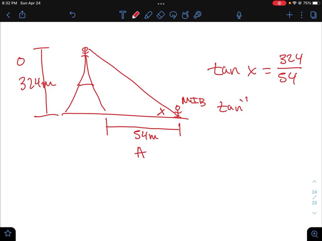 SOLVED: A tiny but horrible alien is standing at the top of the Eiffel ...