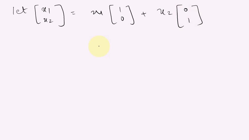 SOLVED: Let e1 and e2 and Y2 and let T: R2R2 be Iinear transformation ... SOLVED: Let e1 and e2 and Y2 and let T: R2R2 be Iinear transformation ...