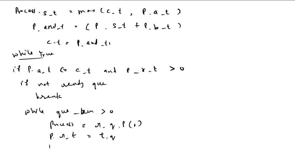 Solved Implement Event Driven Round Robin Algorithm With Cpu An Io Bursts