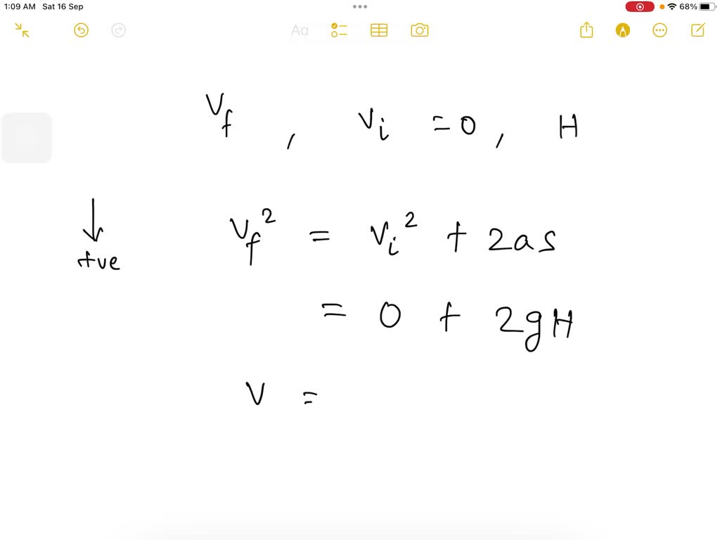 SOLVED: The severity of a fall depends on your speed when you strike ...