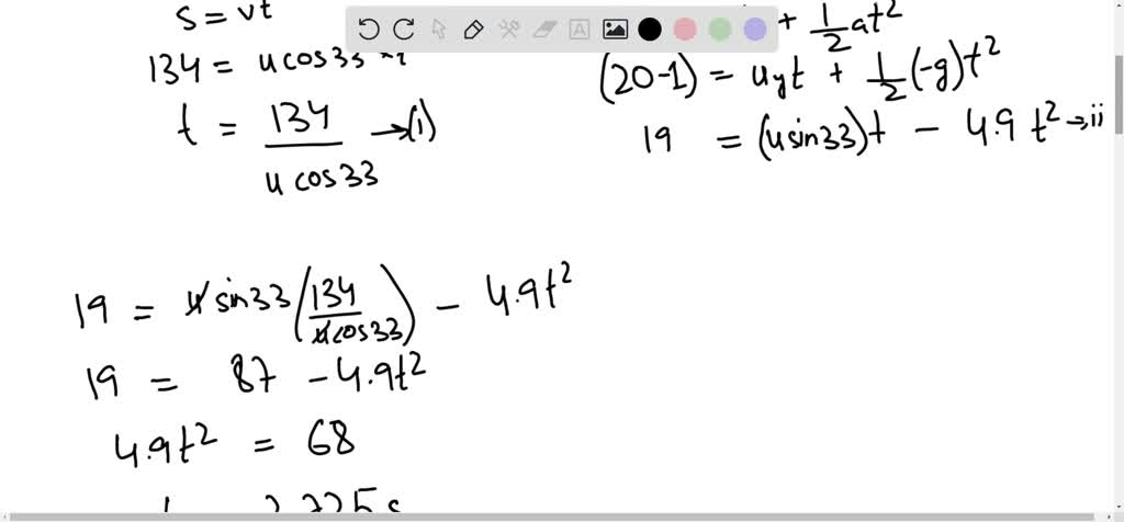 SOLVED: A home run is hit in such a way that the baseball just clears a ...