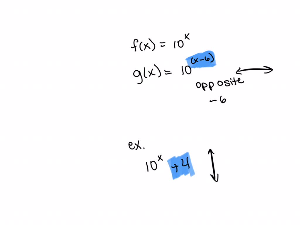 SOLVED: Select the correct answer. Consider the function f(x) = 10x and the function g(x), which ...