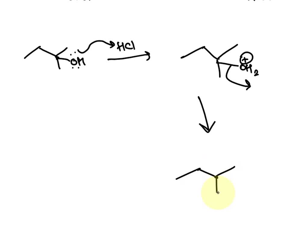 SOLVED: For the reaction of t-pentyl alcohol (t-amyl alcohol) to t ...