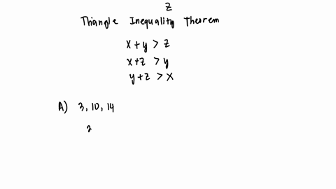 Three line segments have measures of 13 units 7 units and 5...