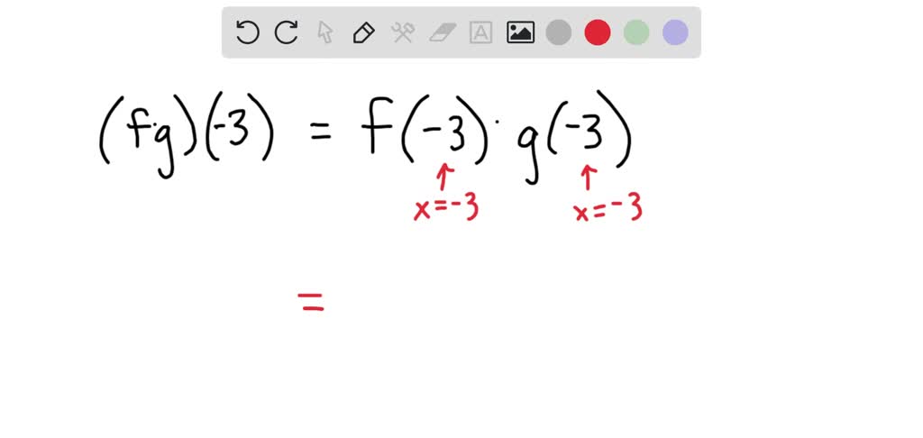 SOLVED: Use the graphs of f and g to find (fg) - 3)