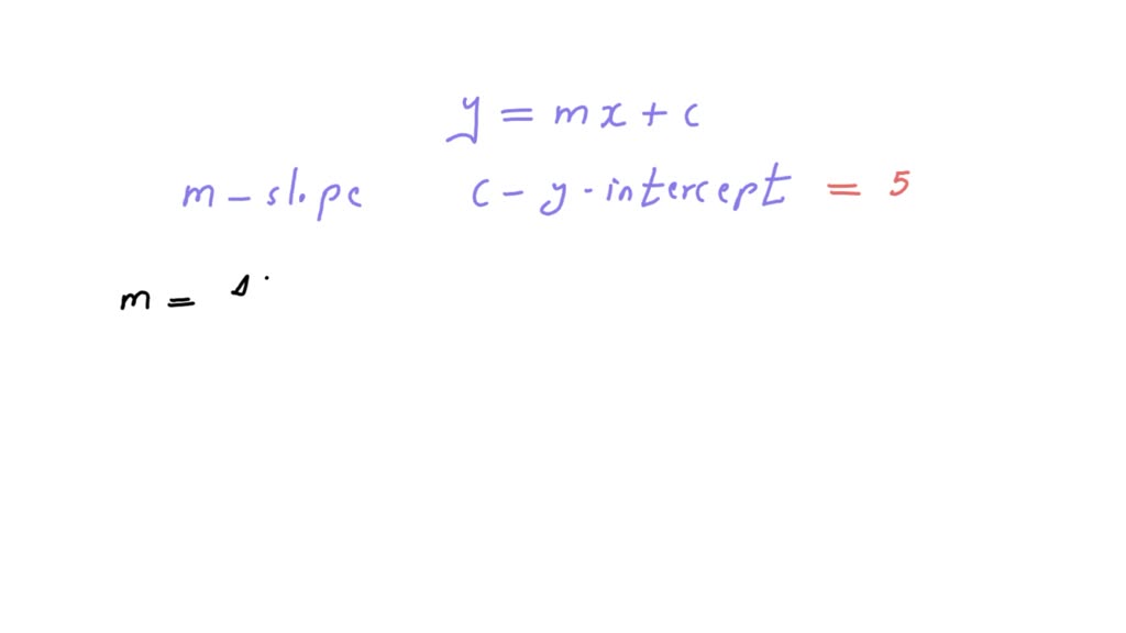 SOLVED: Use linear regression to find a function that fits the following points. (0,5) , (2,-13 ...