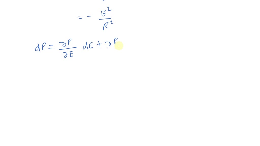 SOLVED: Electrical power P is given by the equation P = E^2 / R, where ...