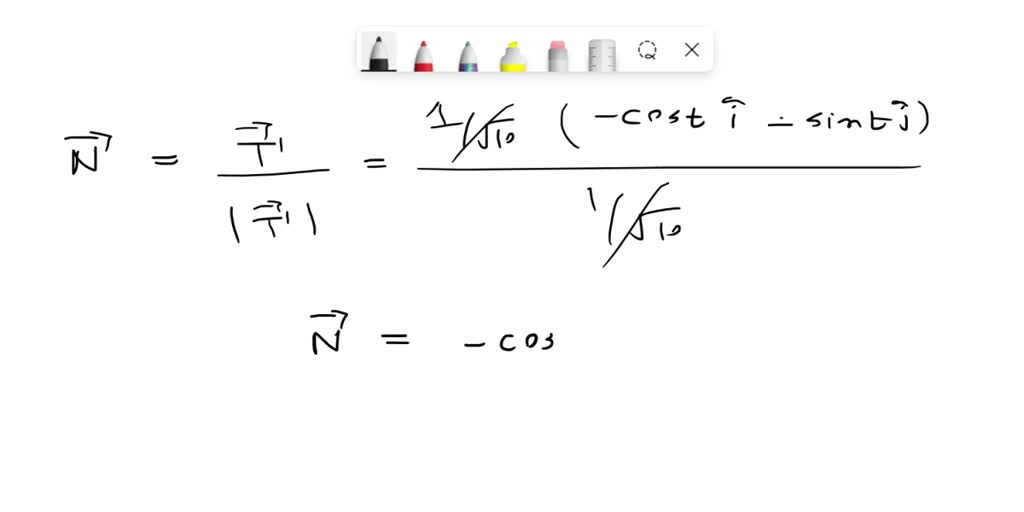 SOLVED: The unit tangent vector T = sin(t)i + cos(t)j + 3k is given ...