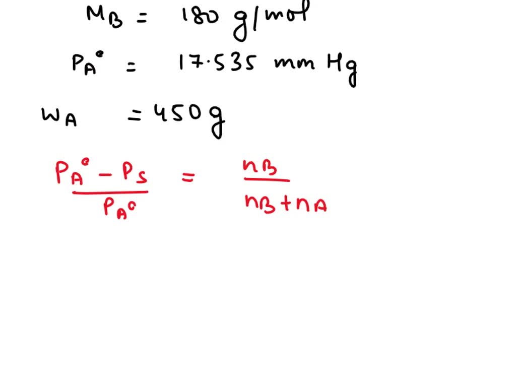 SOLVED: Vapour pressure of water at 293 K is 17.535 mmHg. Calculate the vapour pressure of water ...