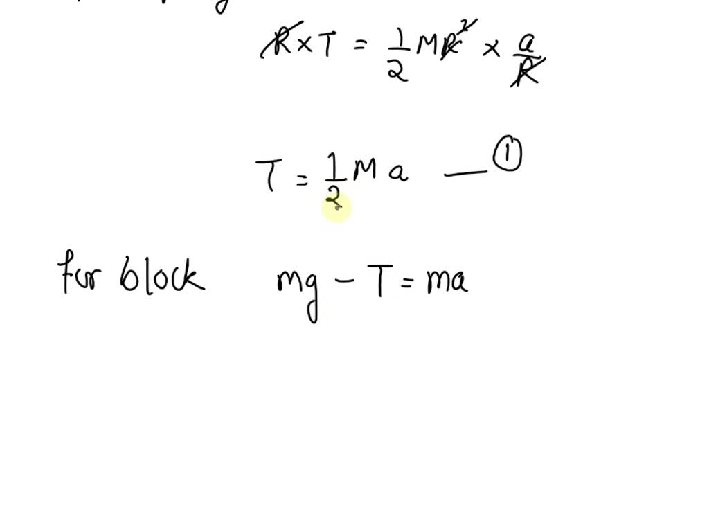 SOLVED: 1) A cinder block of mass m = 4.0 kg is hung from a nylon ...