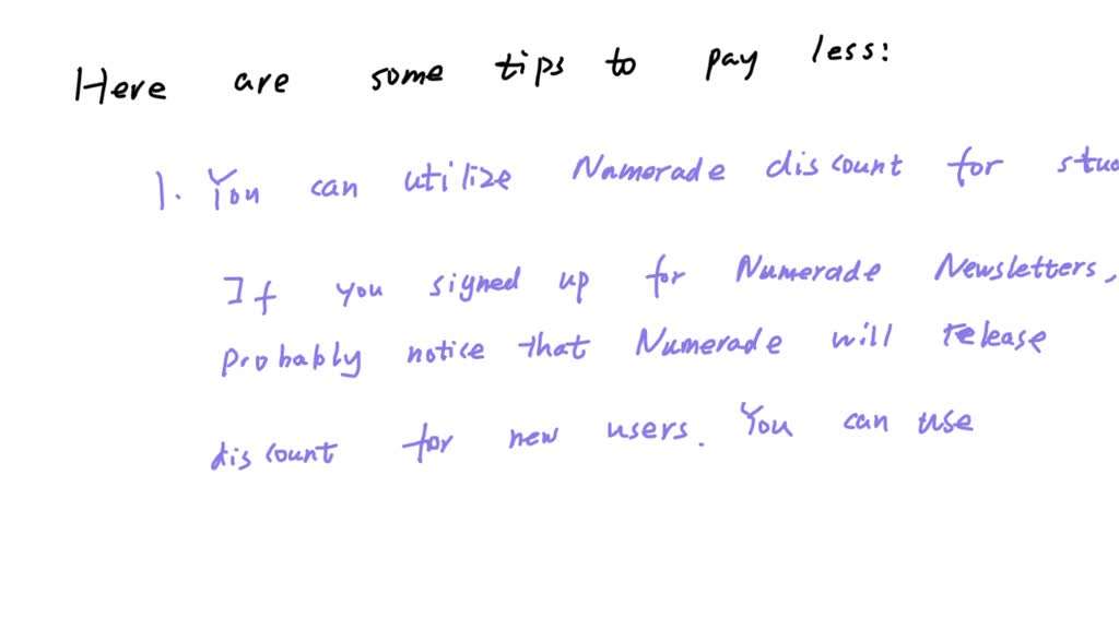 how do i use numerade for free