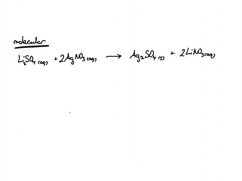 Write an ionic equation for each reaction which make a...