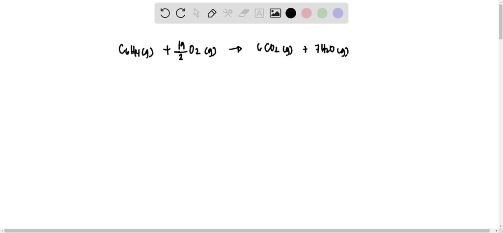 SOLVED: Consider the unbalanced equation for the combustion of hexane ...