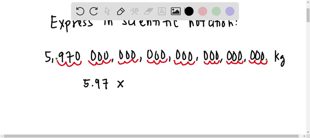 Determine the values of m and n when the following mass of the Earth is ...