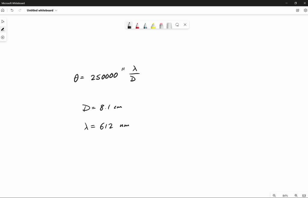 Solved The Diffraction Limit The Smallest Angle In Degrees That Can