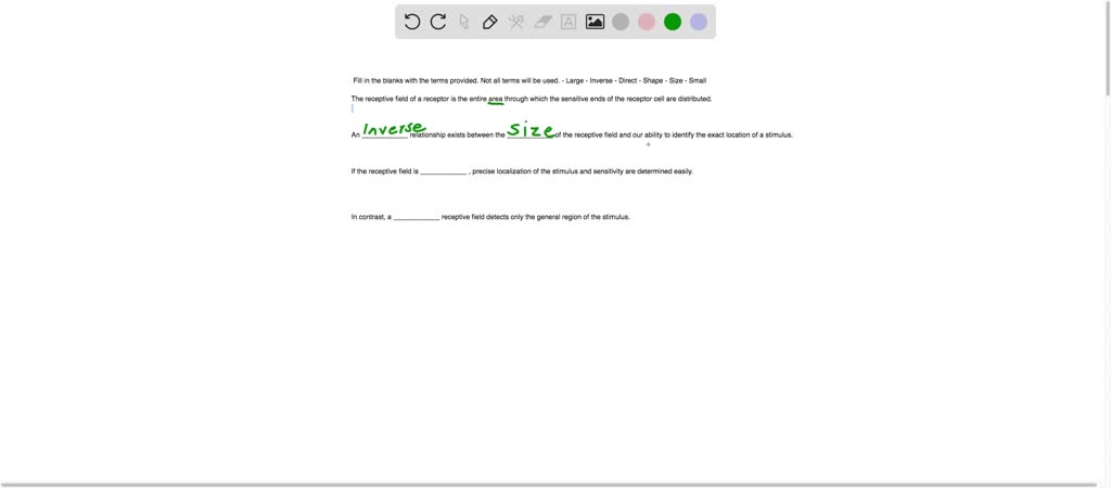 SOLVED: describa para cada tipo de receptor, una situación cotidiana ...
