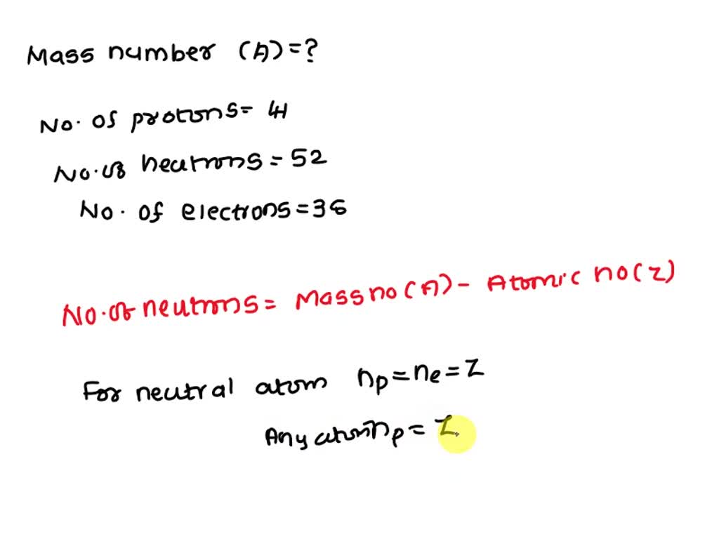 SOLVED: What is the mass number for an atom of molybdenum containing 42 ...