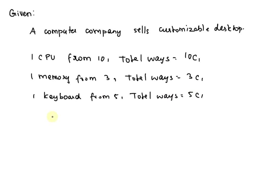 SOLVED: 'Three different types of computers A,B,C need vary- ing ...