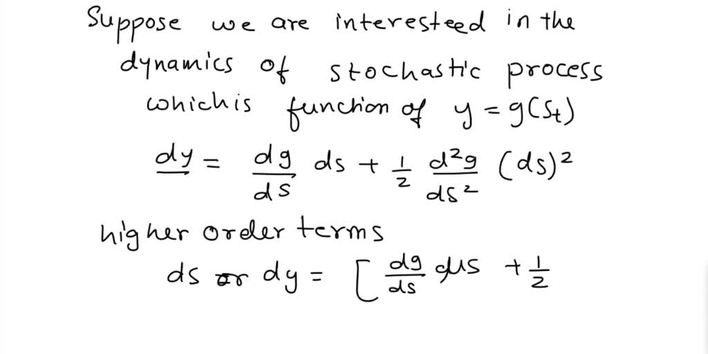 Solved Question 6 Suppose S Follows A Geometric Brownian Motion Process I E Ds S Udt