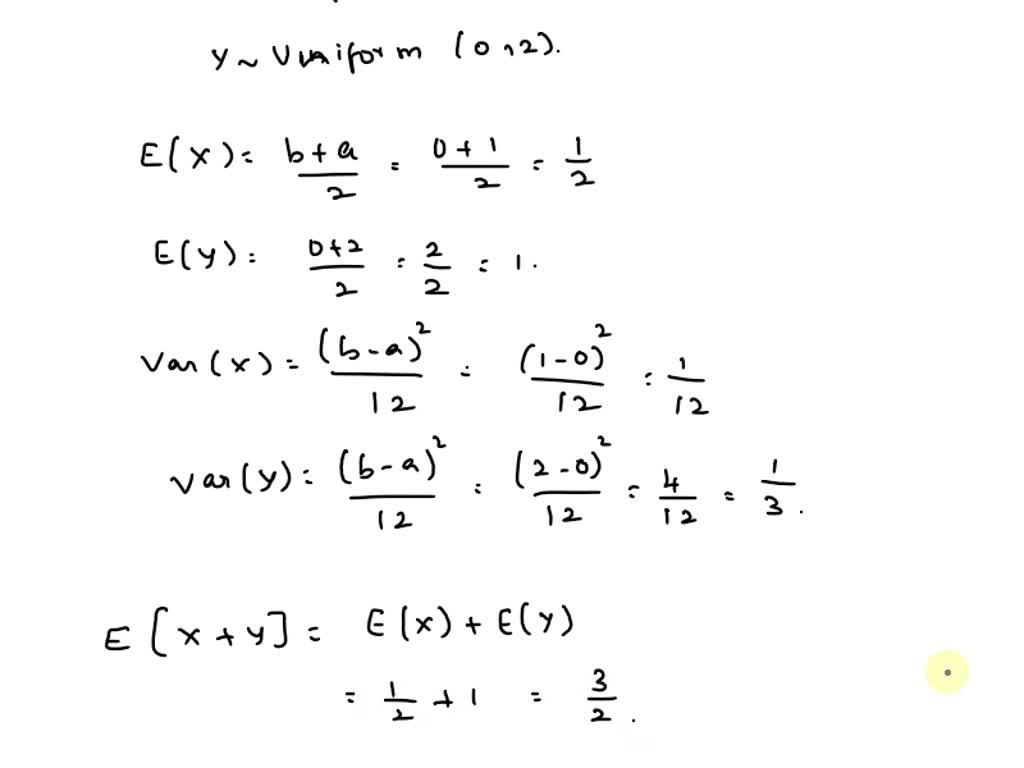 SOLVED: Suppose that X and Y are independent random variables, where X ...