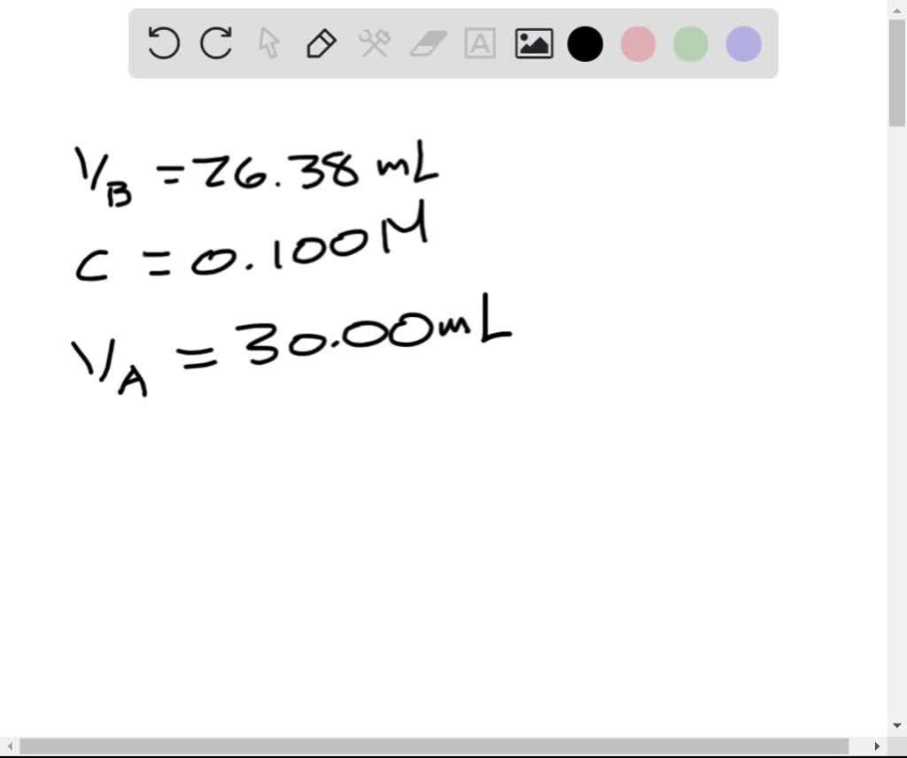 SOLVED: A 30.00-mL sample of an unknown H3PO4 solution is titrated with a 0.100 M NaOH solution ...