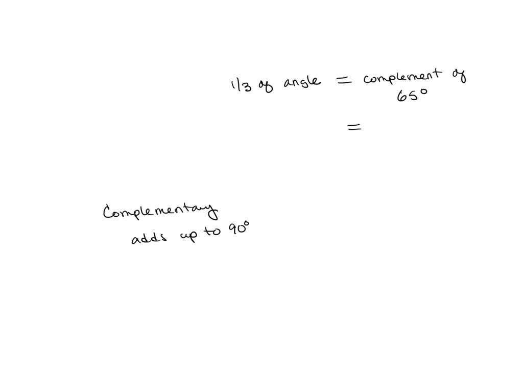 An angle is equal to one-third its complement. Find the angle's measure.