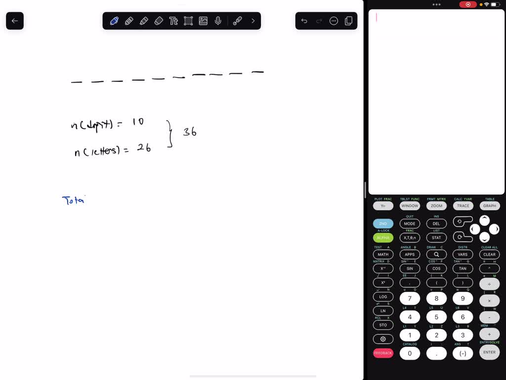 Solved A Password Consists Of 10 Characters Each Character Being A Lowercase Letter Or A Digit
