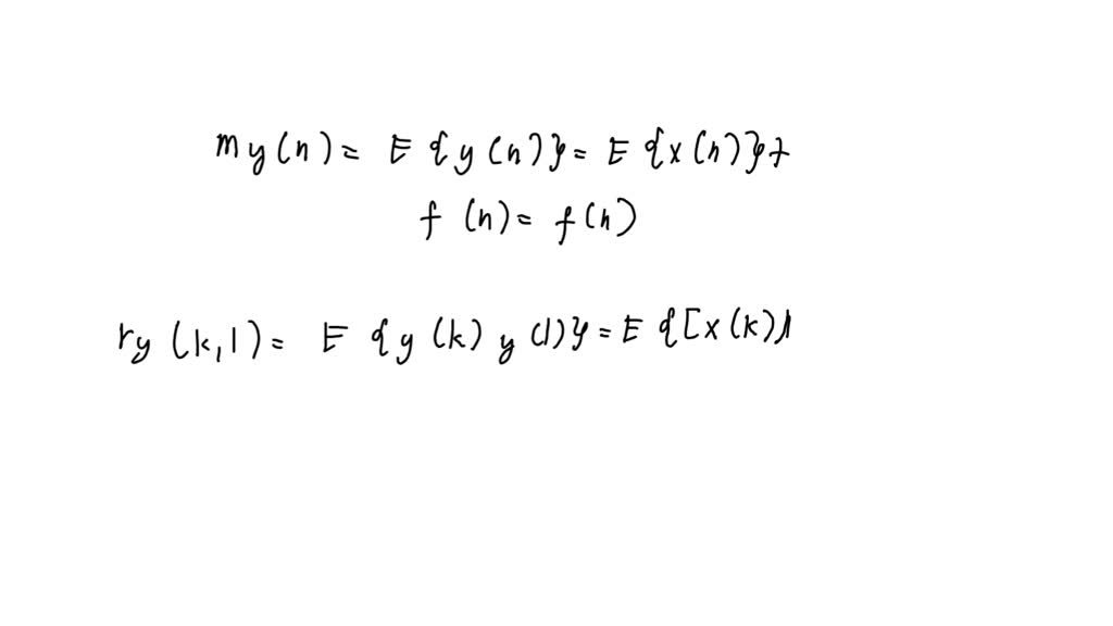 Solved Let Xn Be A Stationary Random Process With Zero Mean And Autocorrelation Txk We