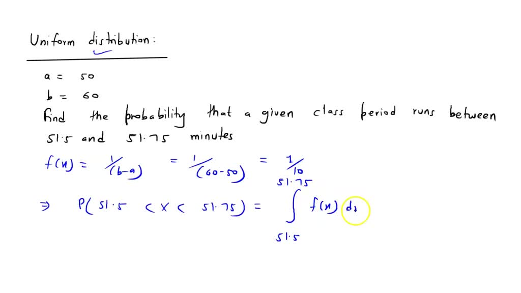 SOLVED: A statistics professor plans classes so carefully that the lengths of her classes are ...