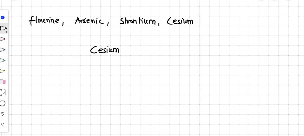 Solved Arrange The Elements According To Atomic Radius From Largest To Smallest Largest