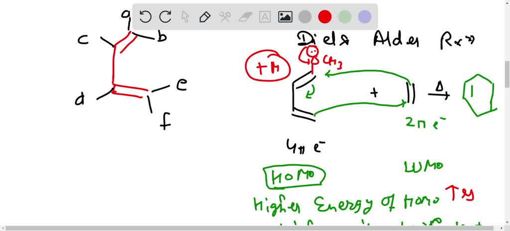 SOLVED: Question 7 . (18 pts ) For the following cycloddition reaction ...