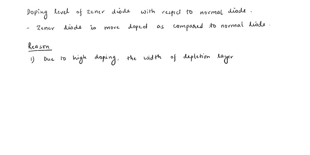 SOLVED: Difference between normal diode and zener diode
