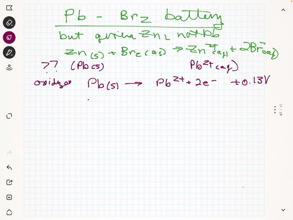 SOLVED: Given the electrolysis reaction of NaBr is as follows: NaBr → ...