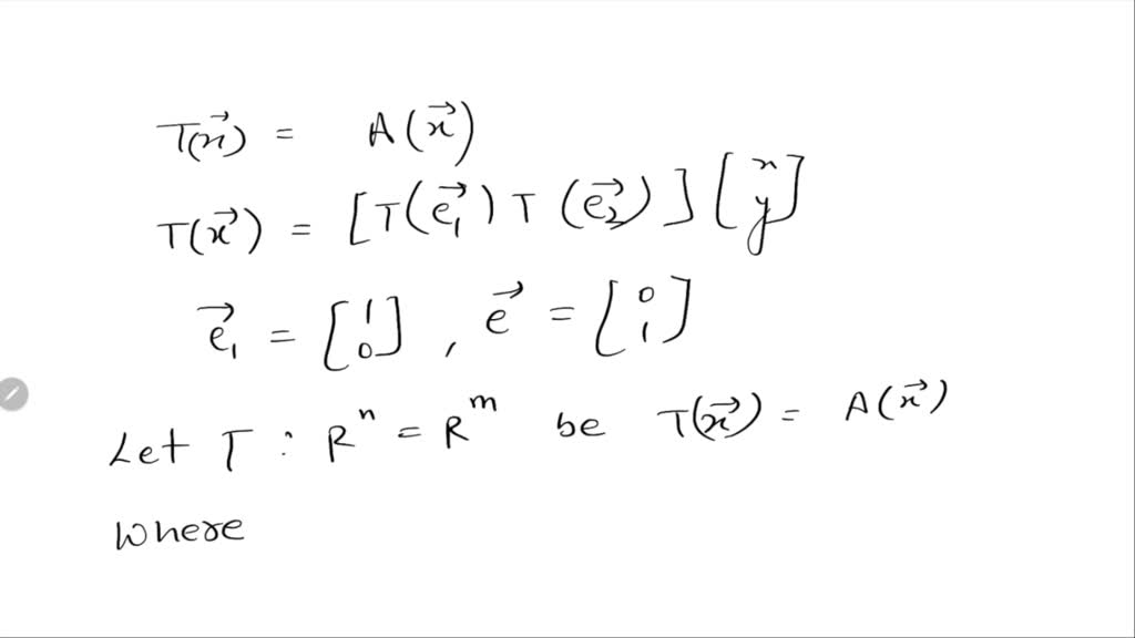 SOLVED: Find the transformation matrix that Will transform the unit ...
