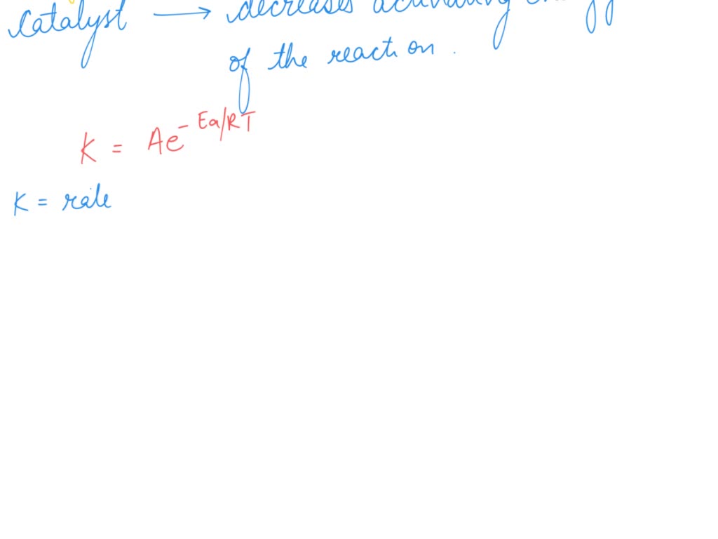 SOLVED: The graph below shows a plot of In[A] vs. time for a first order uncatalyzed process ...