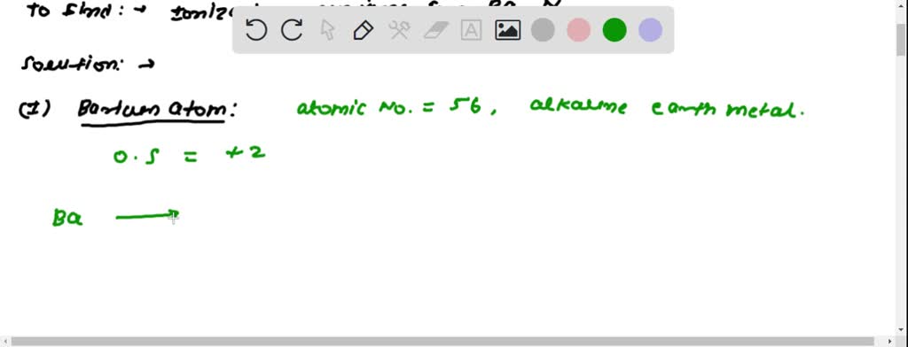 SOLVED: Write the ionization equations for barium becoming its most ...