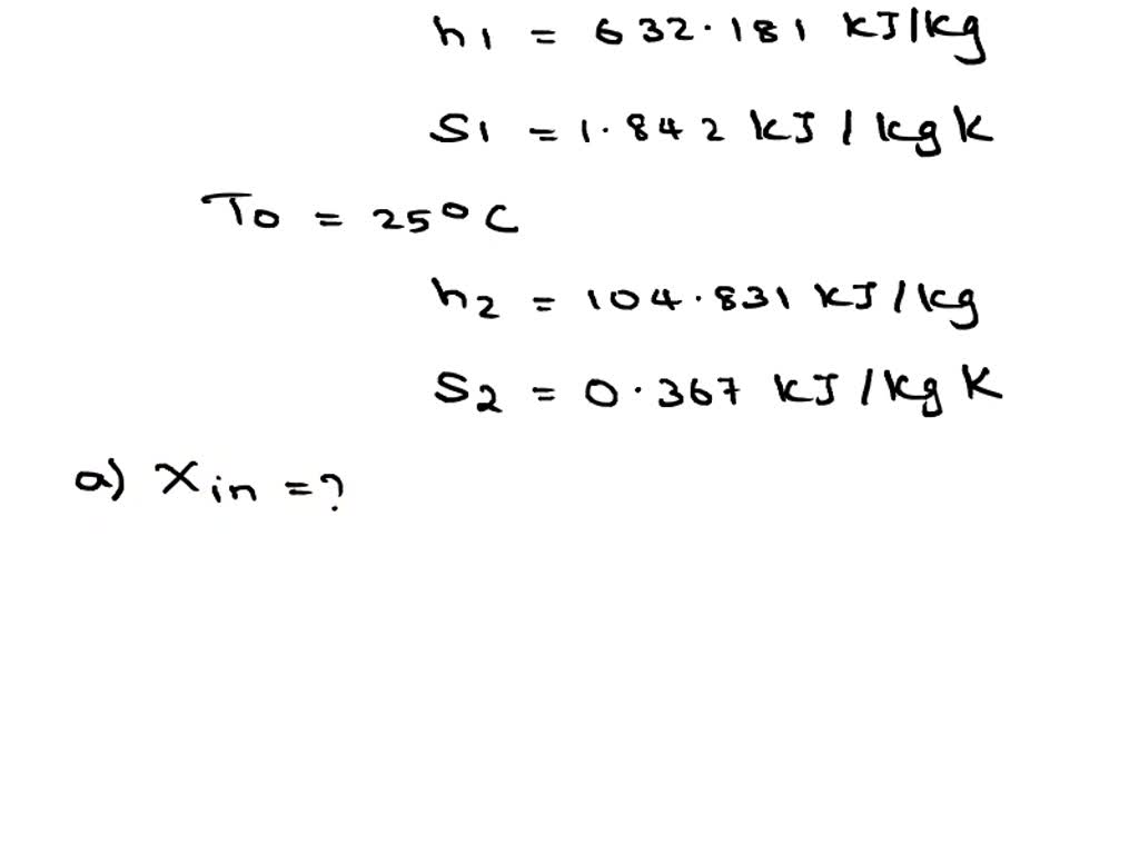 SOLVED: A geothermal power plant uses geothermal liquid water at 150Â°C ...