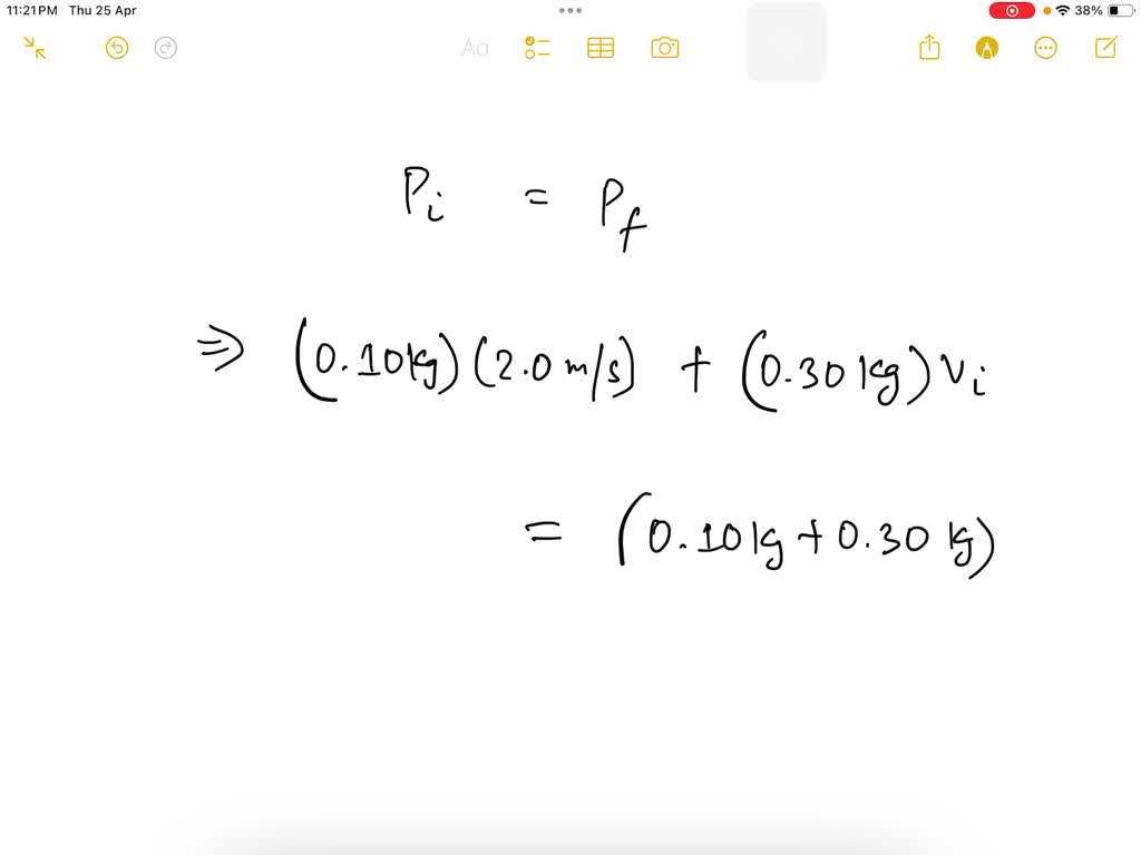 SOLVED: Colliding Marbles. A 0.10-kg marble A, initially moving to the ...