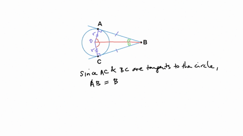 Points a and b are the endpoints of an arc of a circle...