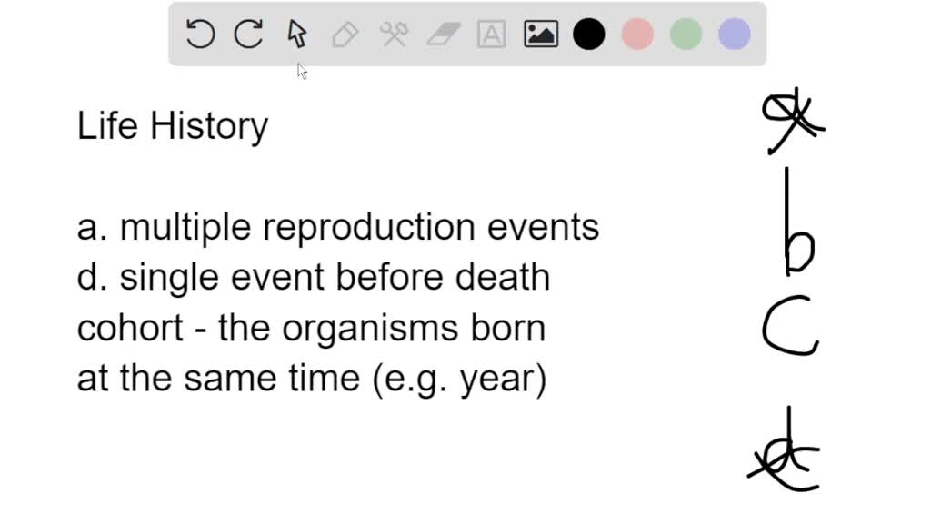 SOLVED: Question 39 (2 points) is the term to describe life history ... SOLVED: Question 39 (2 points) is the term to describe life history ...