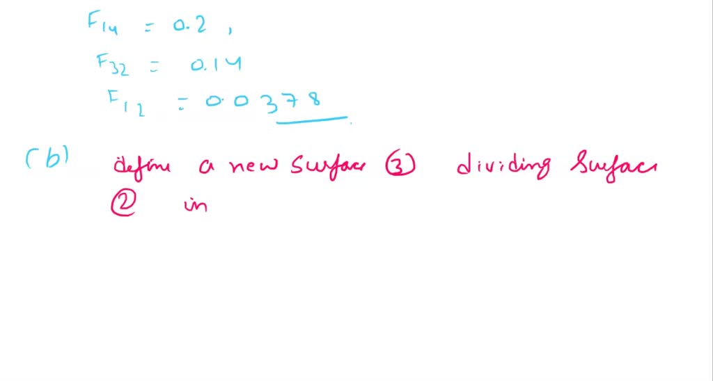 Determine the shape factor, F12 for the rectangles shown. (a ...