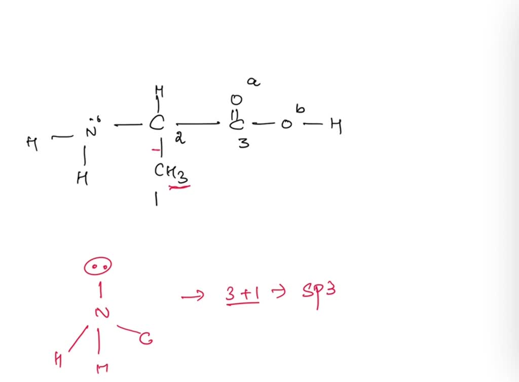 SOLVED: What are the hybridization and approximate bond angles for the ...