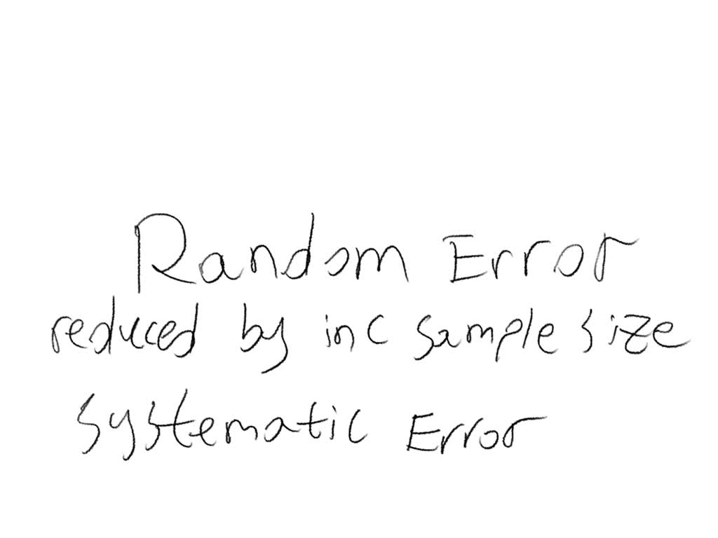 SOLVED: Error in research is anything that interferes with making a ...