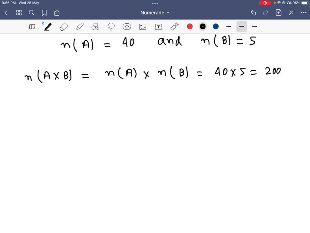SOLVED: Text: Use the given information to find n(AxB) and n(BxA). n(A ...