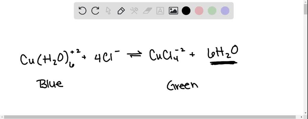 SOLVED: because the imbalance shifts the equilibrium reacting to c ...
