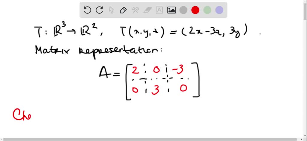 Solved 2 Let V Be The Set Of 2x2 Symmetric Matrices And Define T R3 V Using Your Choice
