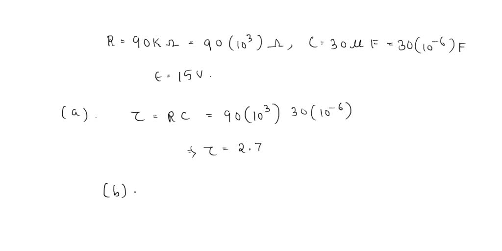 SOLVED: Problem 2: In the circuit below, €=10V, R=5O00Q,C-Cz-C3-1200uf ...