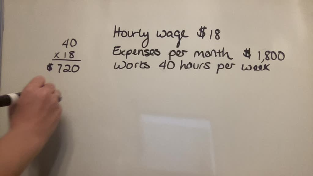 SOLVED: Tyroneâ€™s hourly wage is 18, and his net pay is 72% of his ...