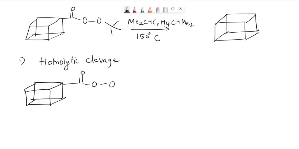 SOLVED: The final step in the Eaton synthesis of cubane [J. Am. Chem ...