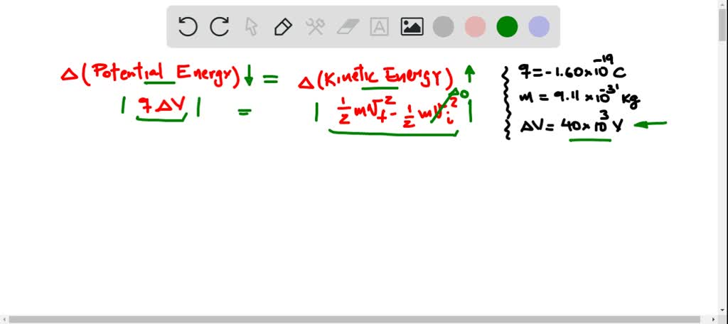 SOLVED: evacuated tube uses these electrons? accelerating voltage of 95 ...